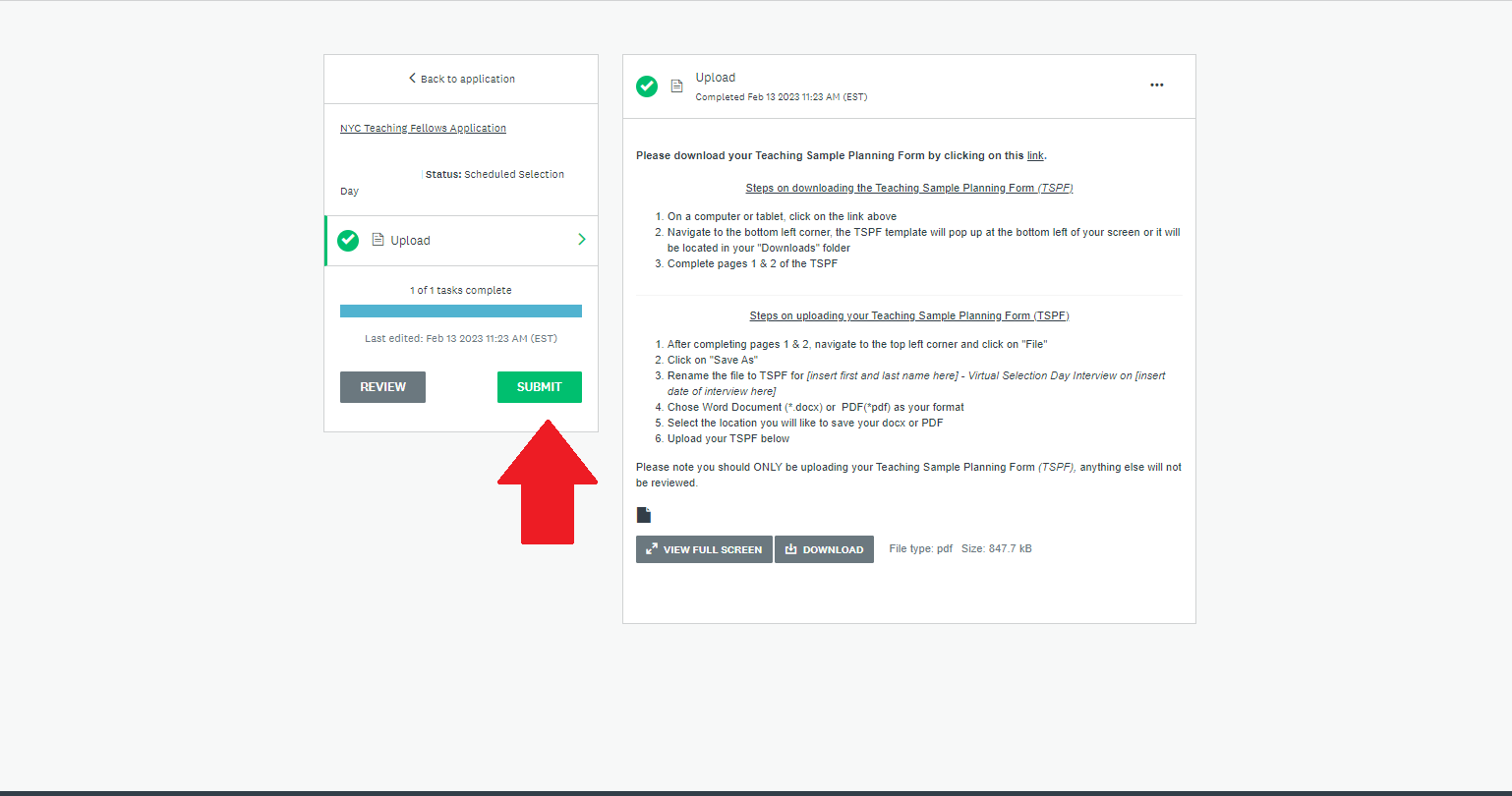 How do I submit my Teaching Sample Planning Form? – NYC Teaching ...